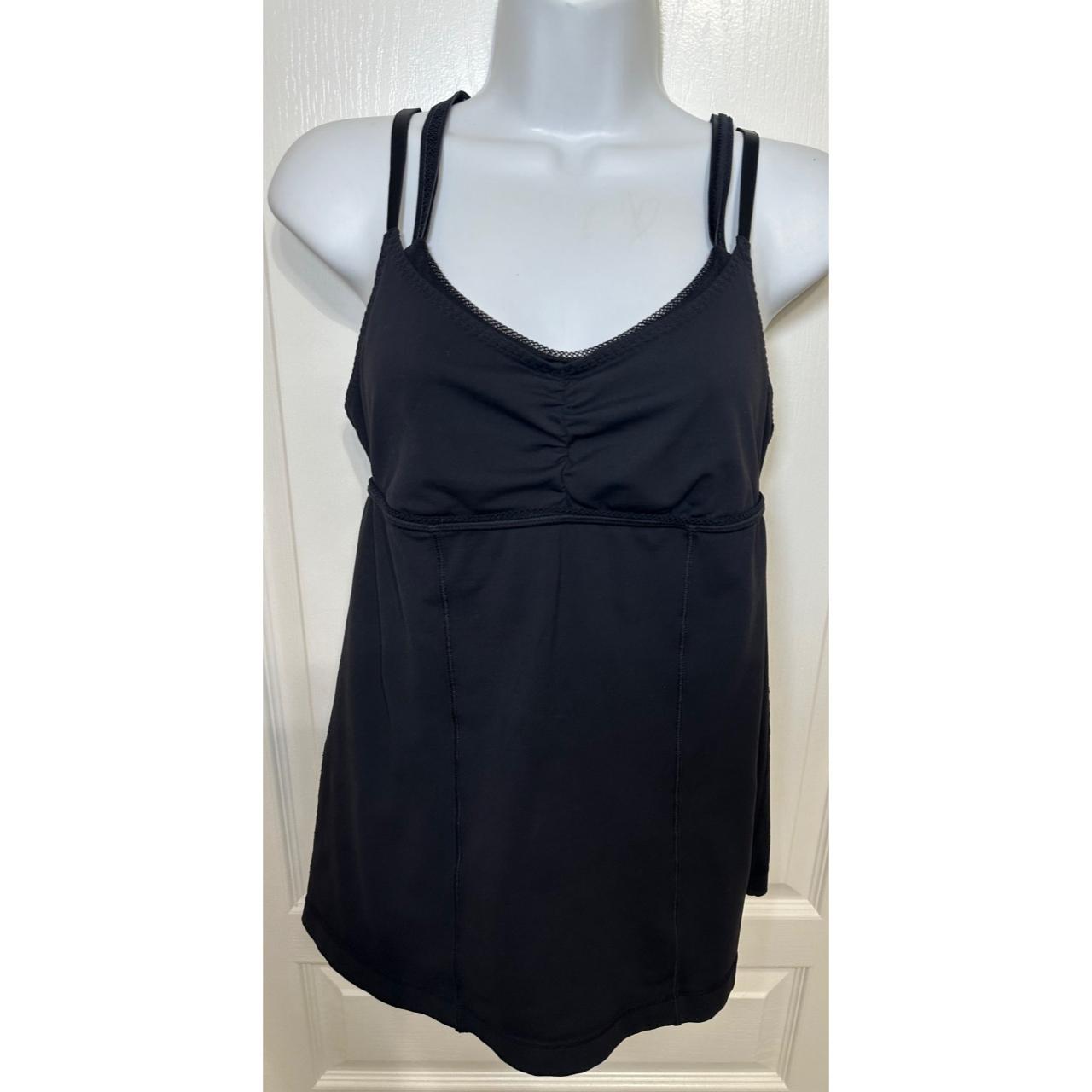 Lululemon Double Strap Cross Back Tank Top Size: 8,... - Depop