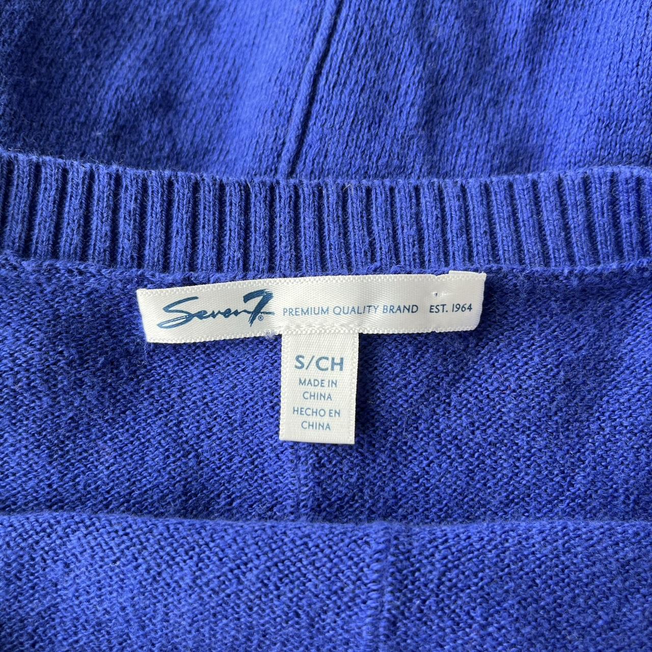 Seven 7 Brand Sweater Small A little color fading - Depop