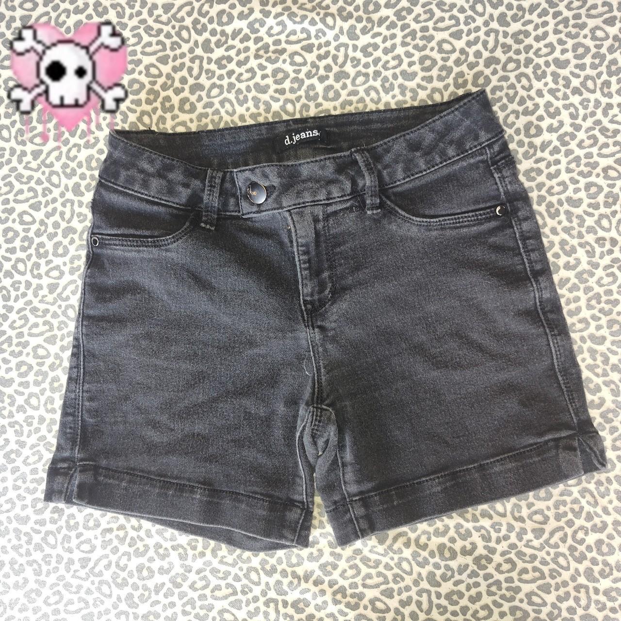 Stretchy emo jean shorts - Depop
