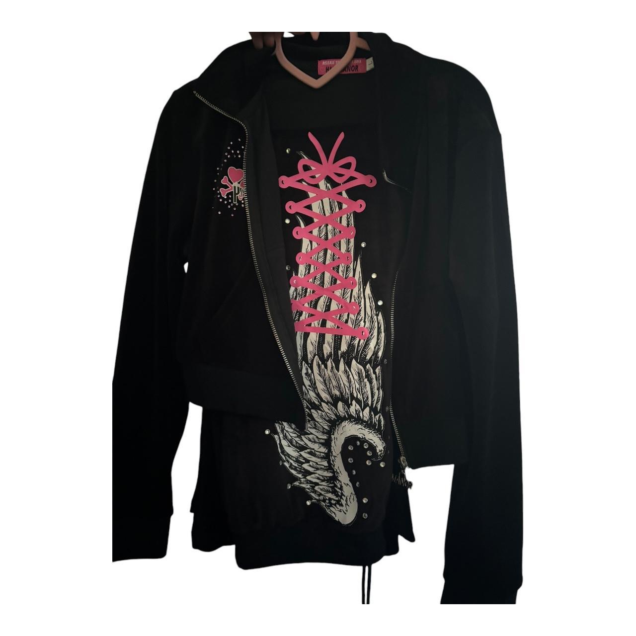 HNO MANOR pink princess tracksuit Insane mcbling... - Depop