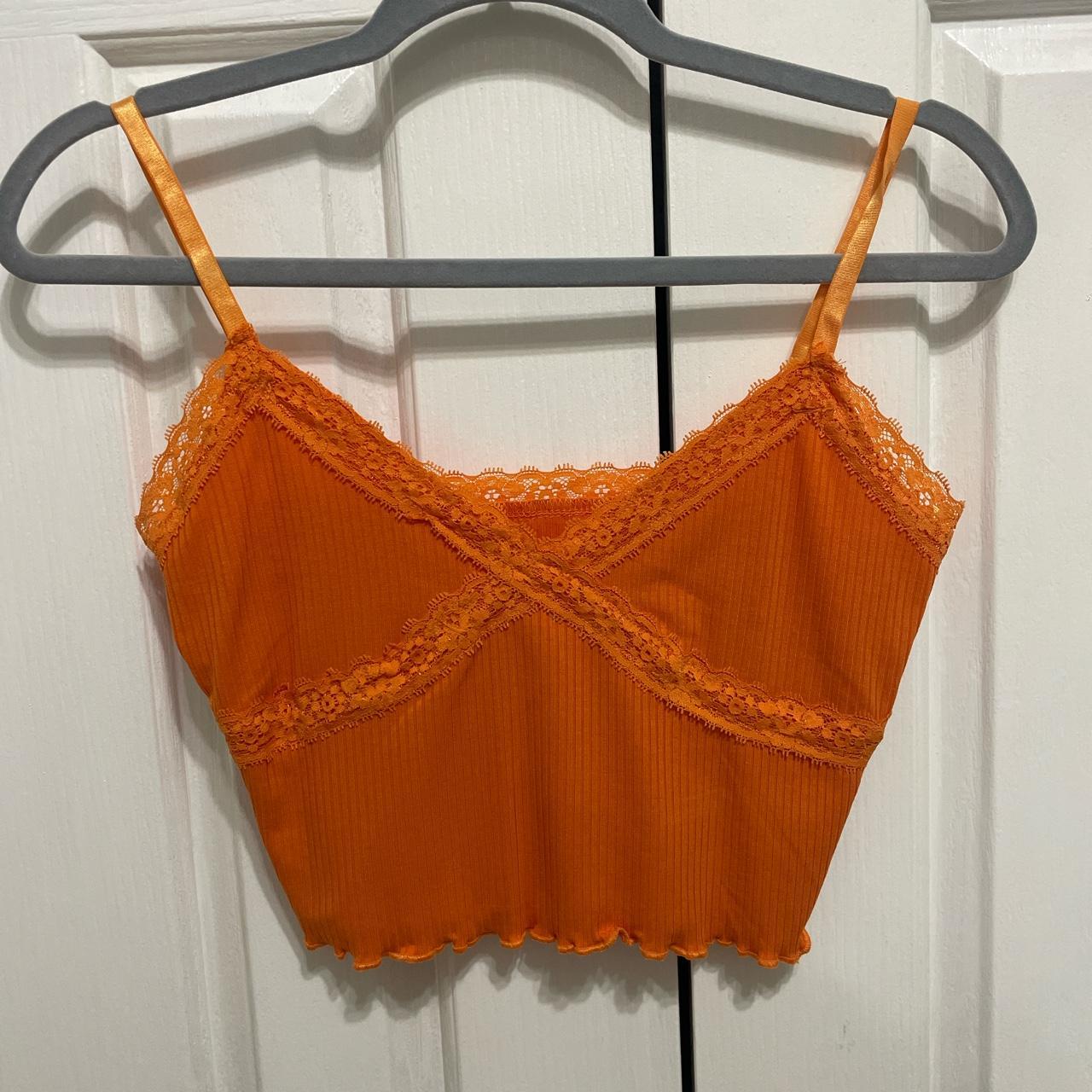 Cute summer tank top Orange Medium Boho From Amazon... - Depop
