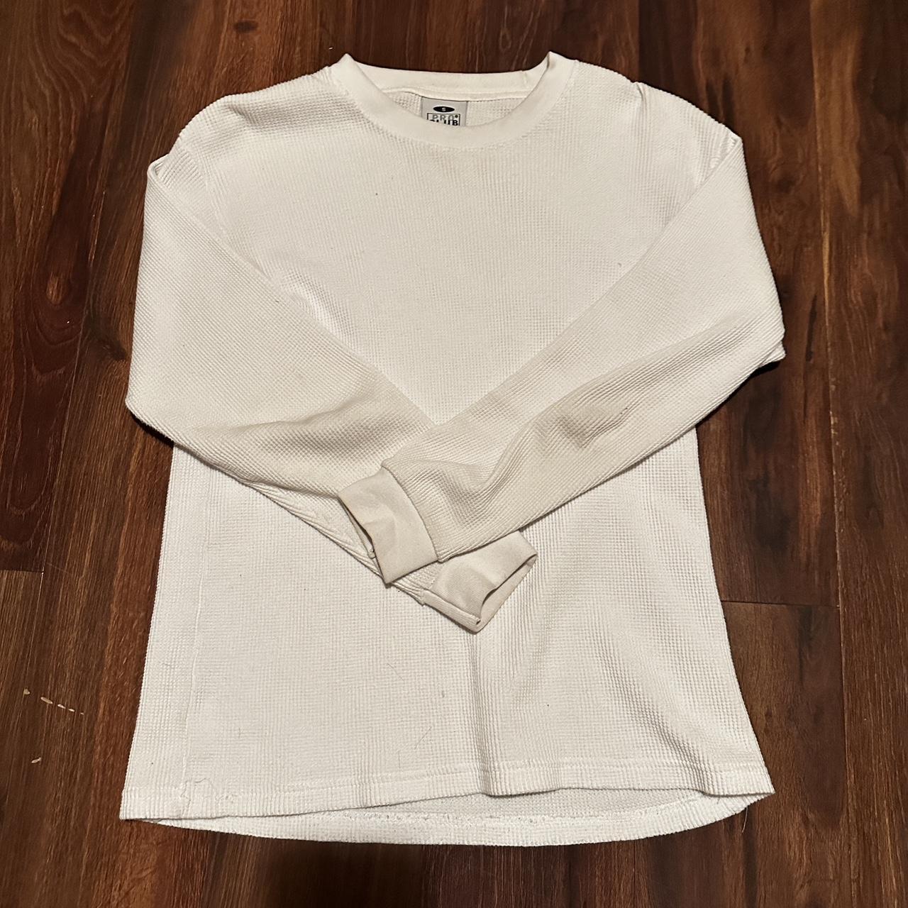 Pro Club Heavyweight white thermal worn few times,... - Depop