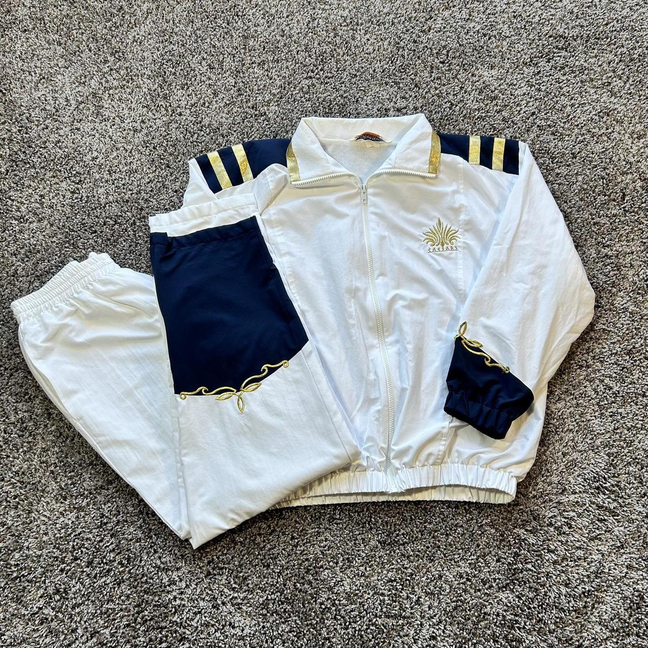 Vintage Caesar’s Palace track suite Great... - Depop