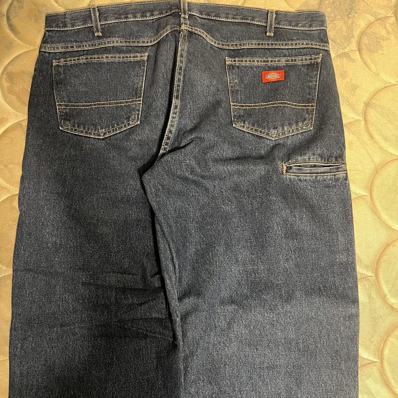 Crazy baggy workwear dickies double knee jeans (feel... - Depop