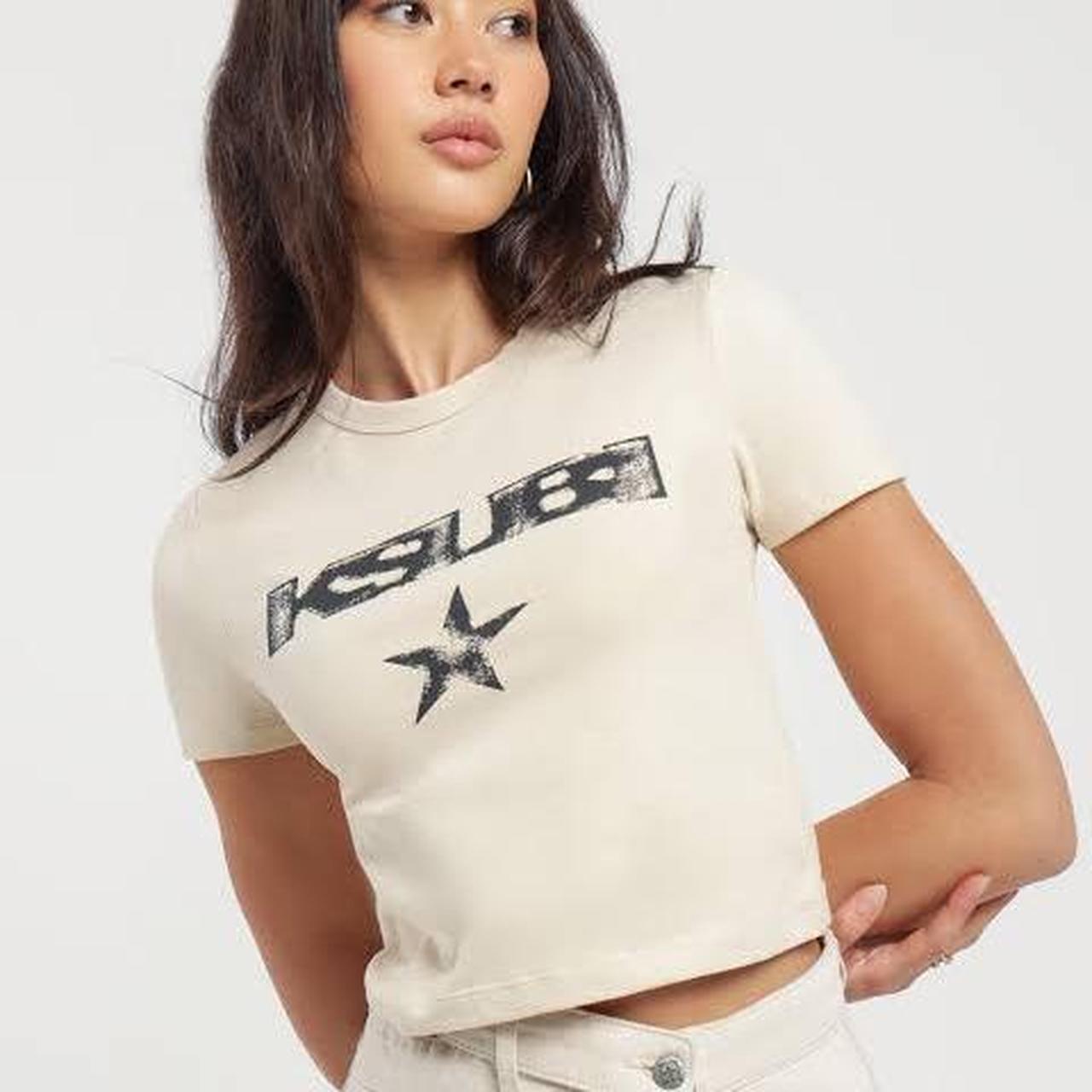 Ksubi- baby tee, stretchy material - only selling as... - Depop