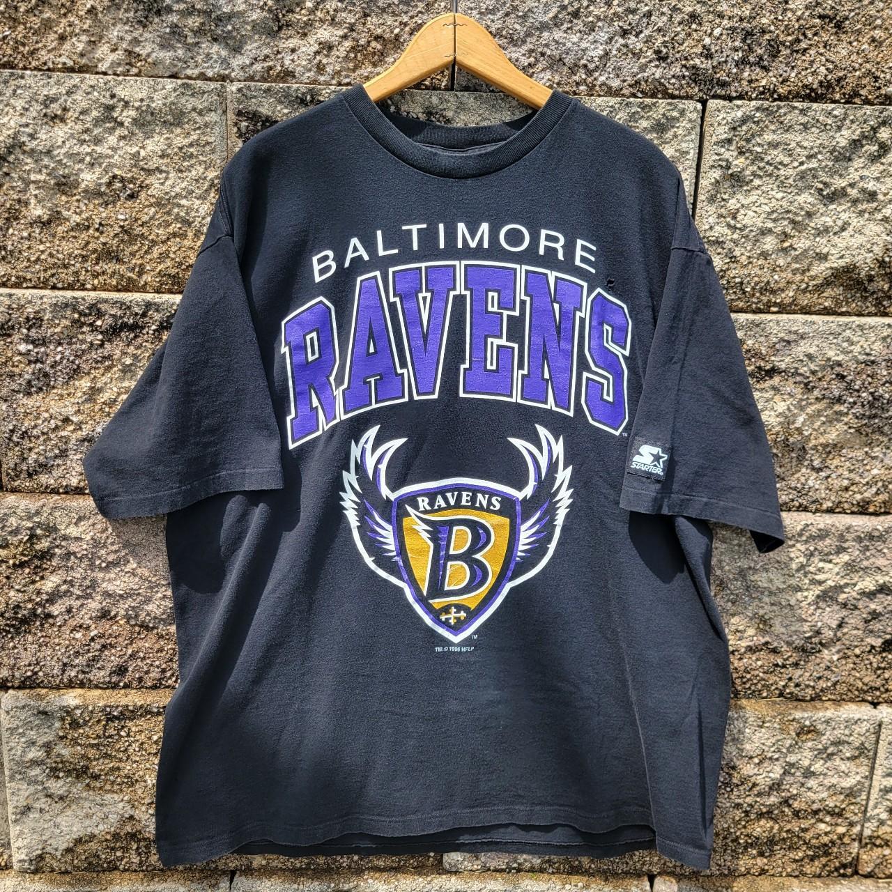 Vintage Baltimore Ravens Starter tee Size:... - Depop