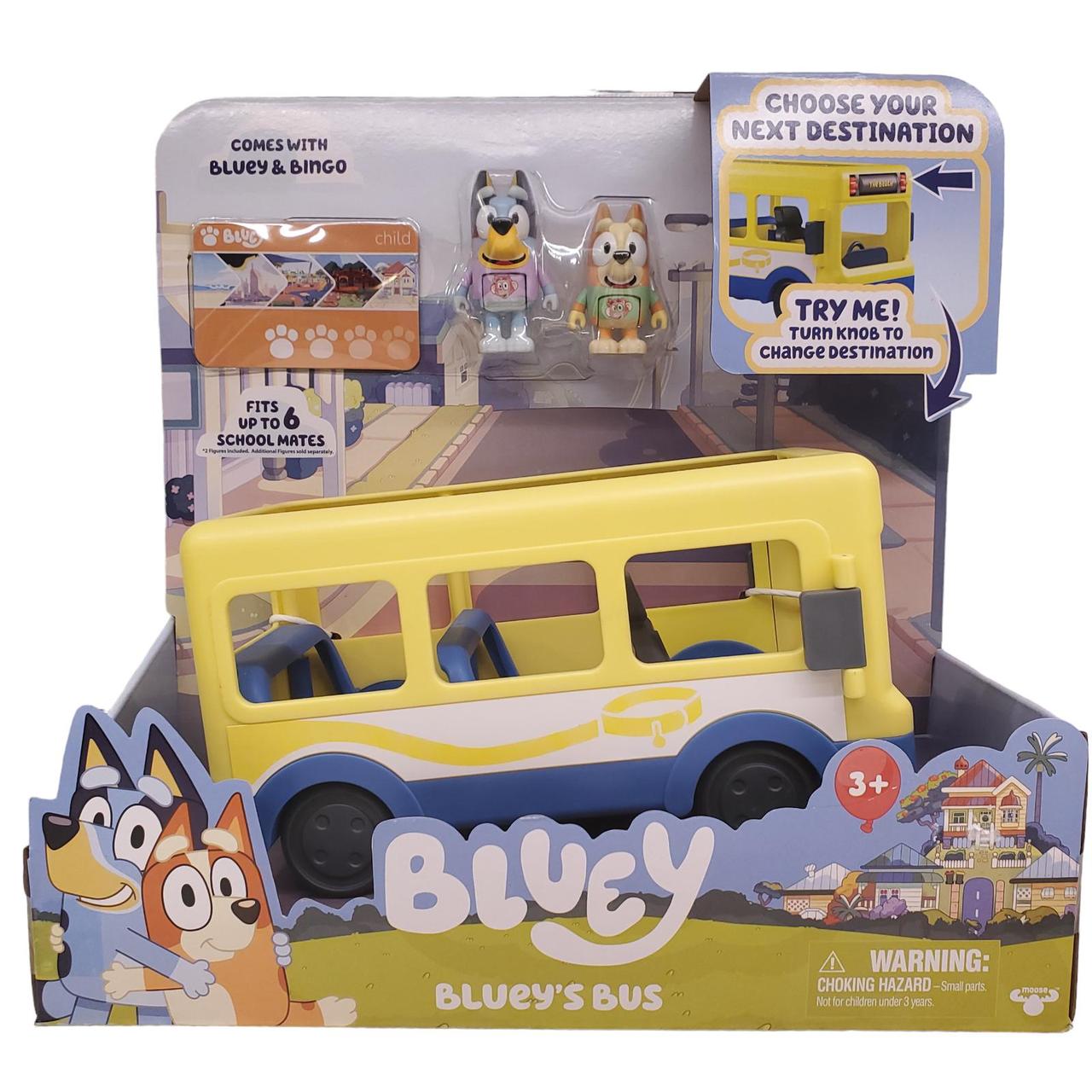 Bluey Bus Bluey School Bus Bingo Toys Blue Heeler... - Depop