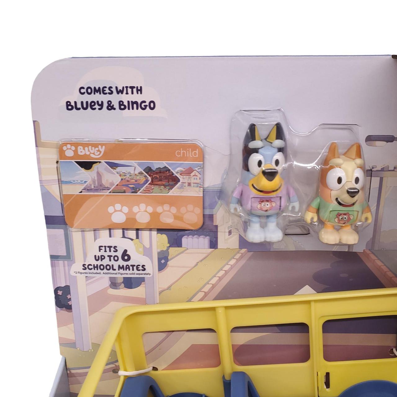 Bluey Bus Bluey School Bus Bingo Toys Blue Heeler... - Depop