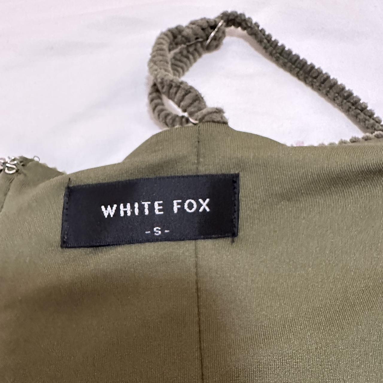 White fox boutique Sage Green corset going out top... - Depop