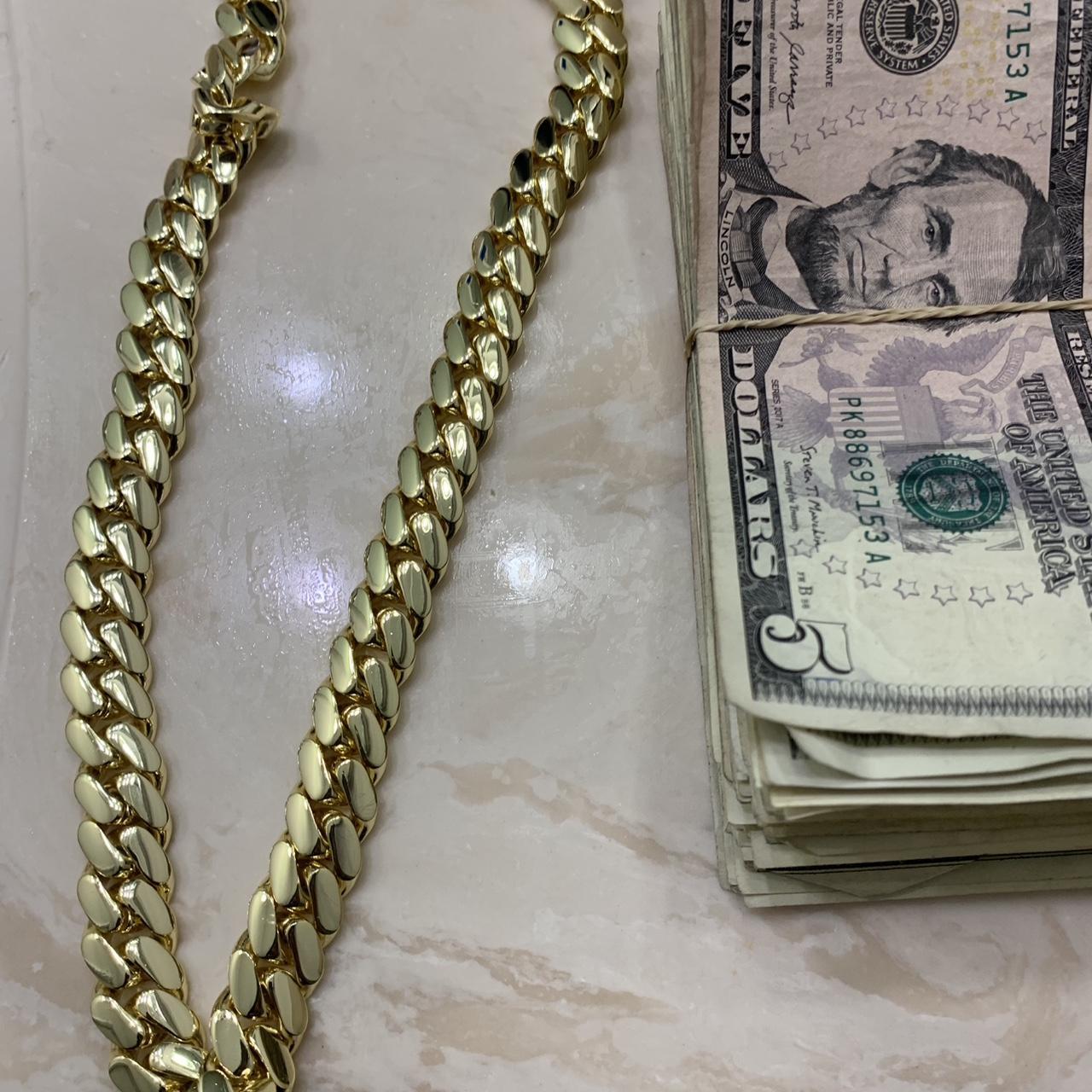 24 inch Cuban link gold chain #goldchain #cubanlink | Depop