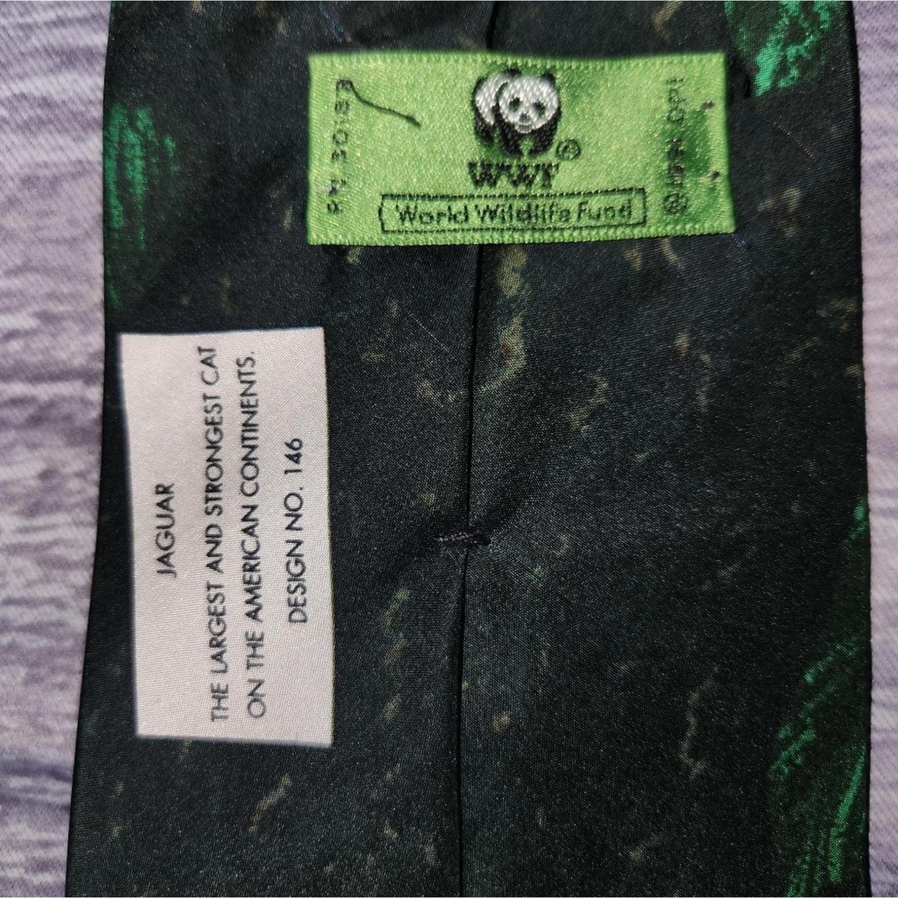 WWF World Wildlife Fund Jaguar Tie Monkey Frog... | Depop