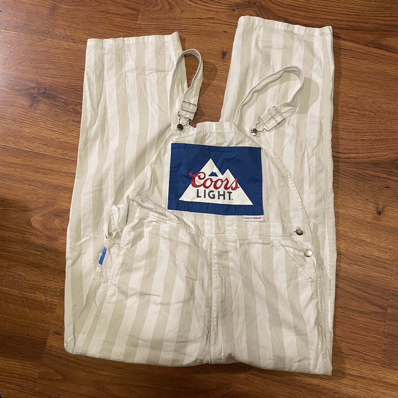 Coors Light promotional overalls. Size Small.... - Depop