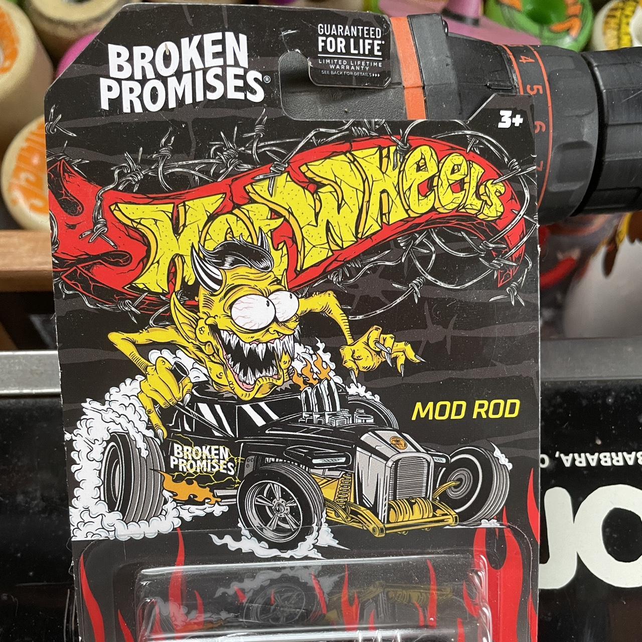 Broken Promises Mod Rod Hot Wheels diecast car with... | Depop