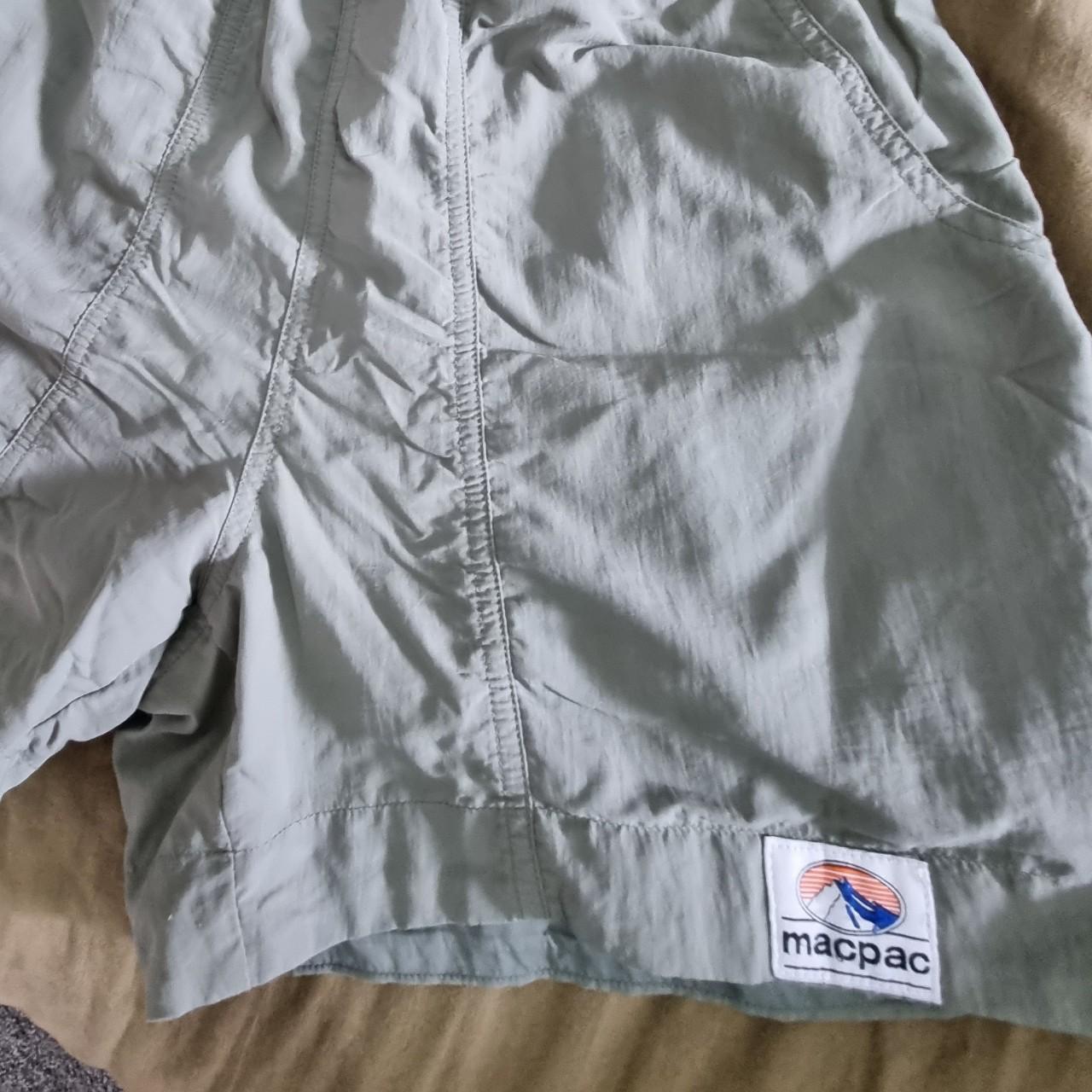 Macpac Mens Winger Hiking Outdoor Shorts Size S Olive - Depop