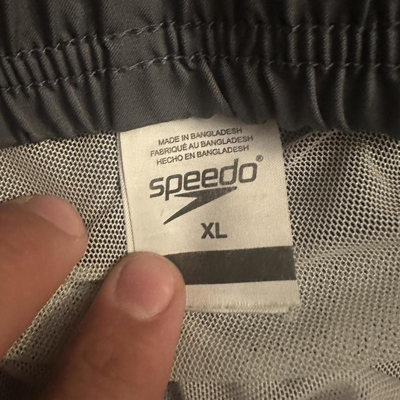 Dark blue speedo swimsuit size men’s xl - Depop