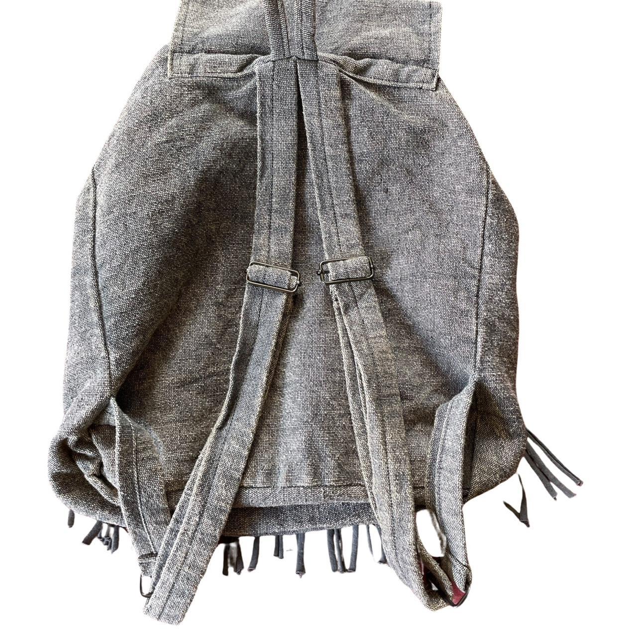 Earthbound fringe hippie, boho backpack Great... - Depop