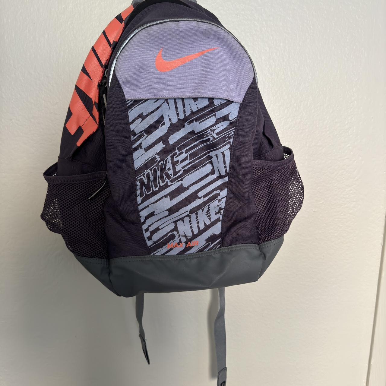 Nike max air backpack purple store