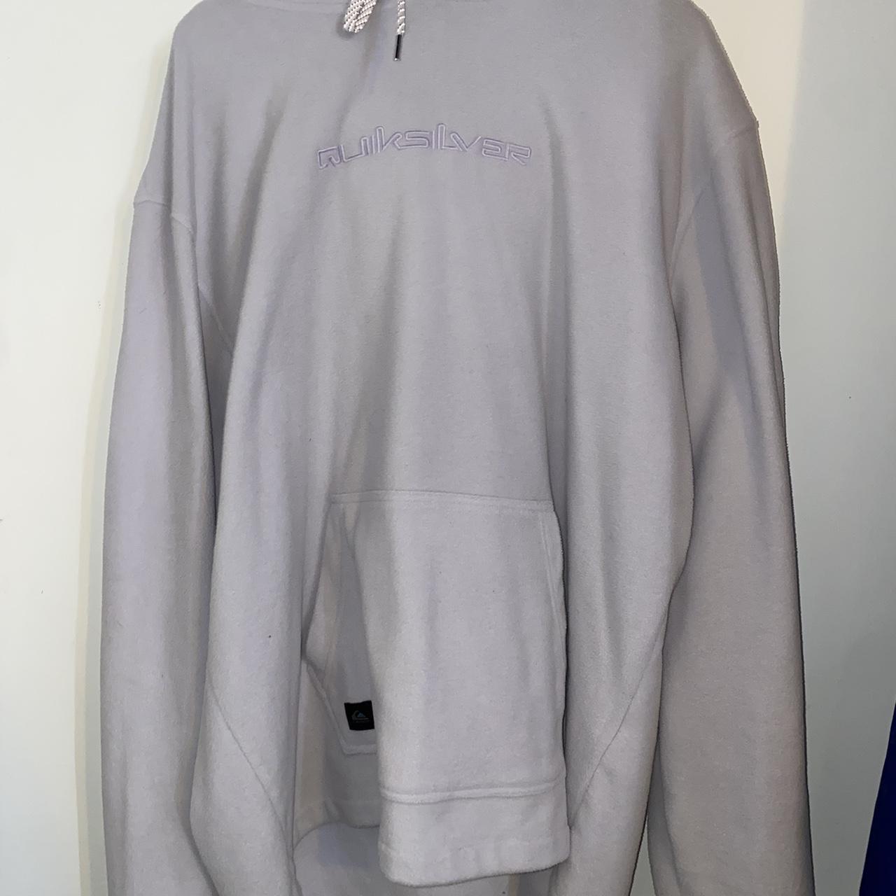 Fleece quicksilver jumper perfect condition - Depop