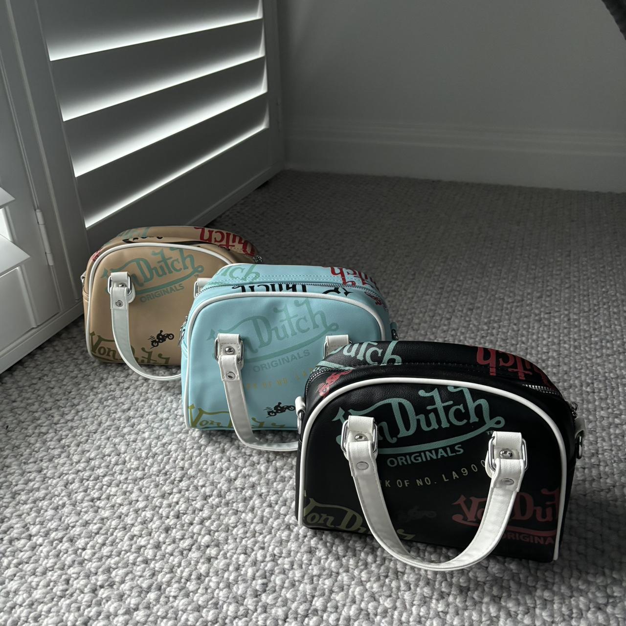 Vintage Von Dutch Bags 🖤🤎🩵 Black, Blue and... - Depop