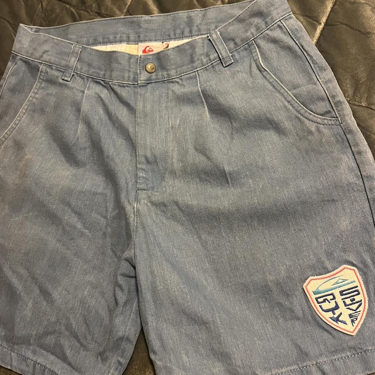 clean quicksilver x stranger things jorts - Depop