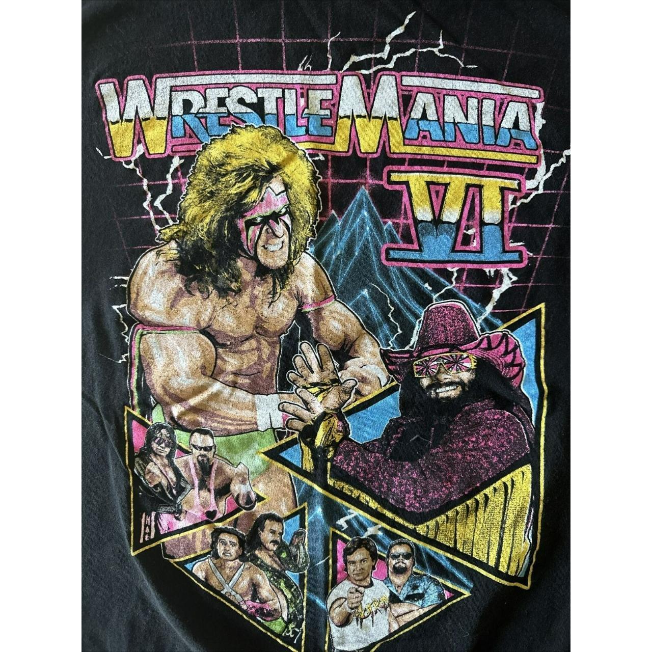 This WWE Wrestlemania VI Retro T-Shirt in size M is... - Depop