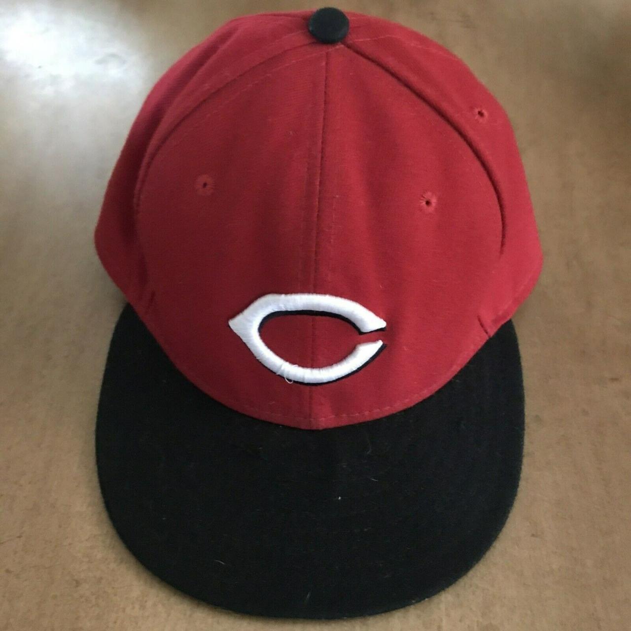 Cincinnati Reds Hat MLB Cubbie New Era 59Fifty 7 1/2... - Depop