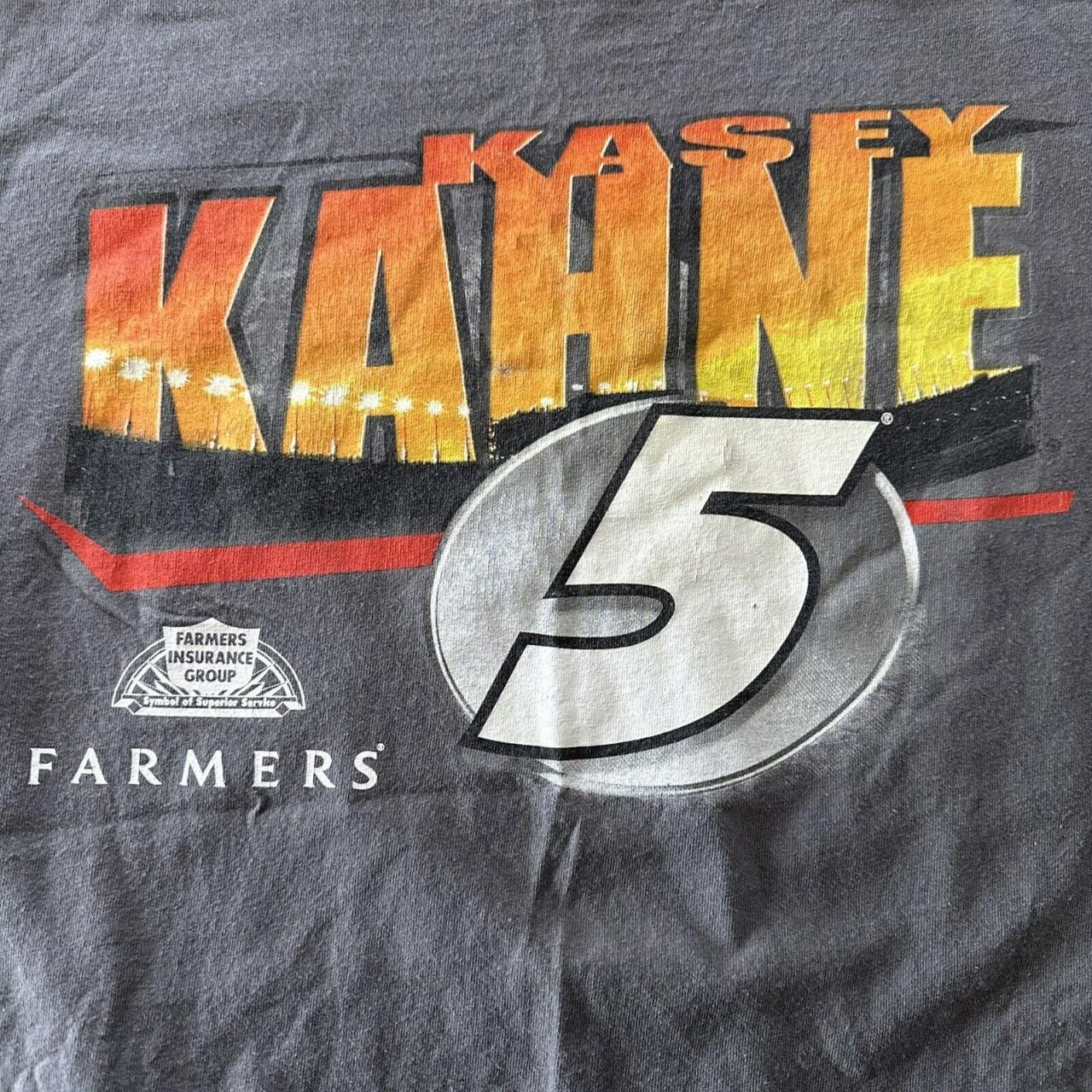 This vintage Kasey Kahne Farmers Insurance T-Shirt... - Depop