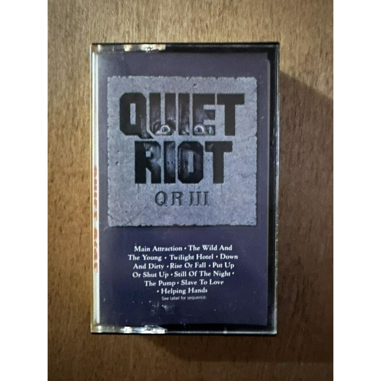 QR III by Quiet Riot (Cassette, Jul-1991, Pasha). - Depop