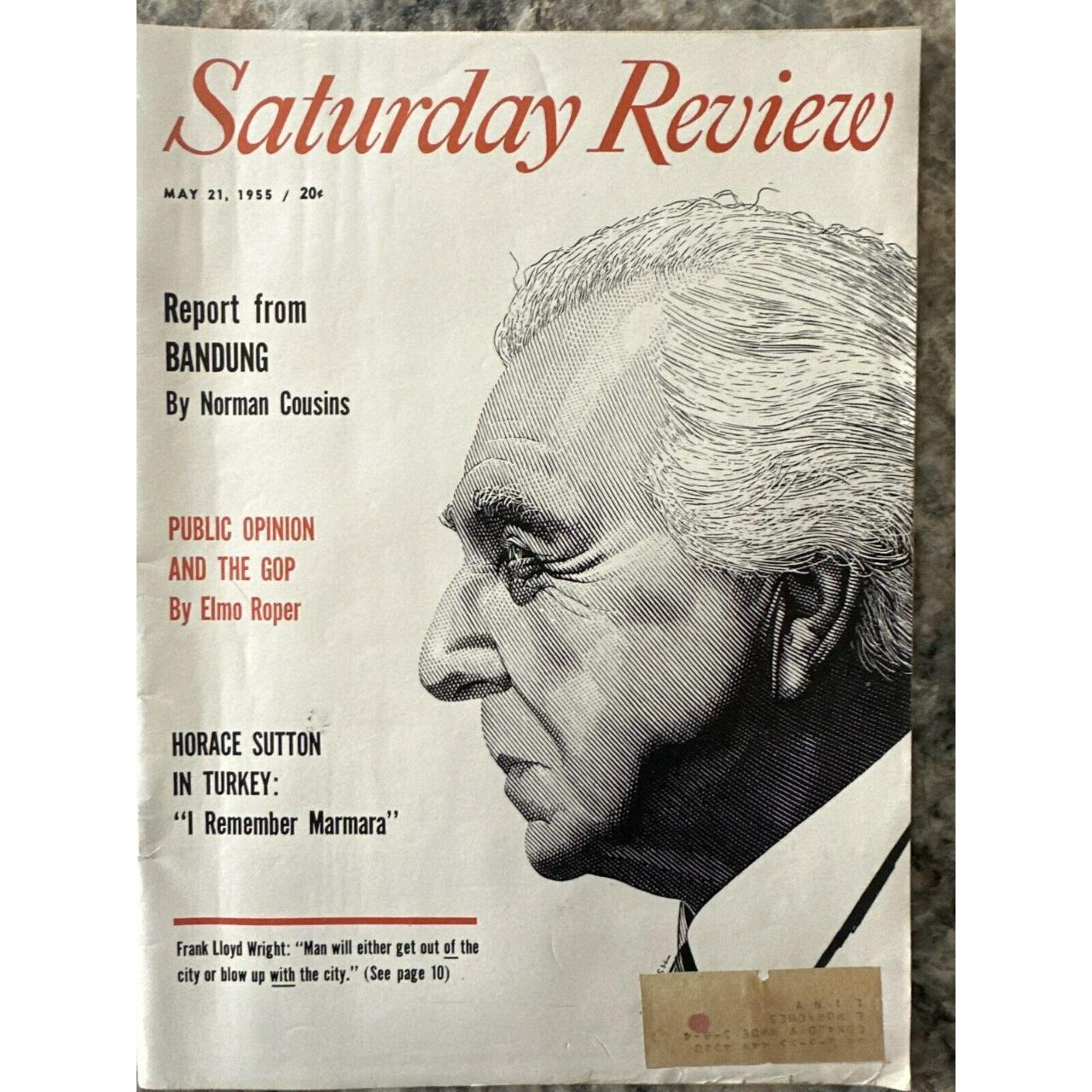 This vintage copy of Saturday Review magazine from... - Depop