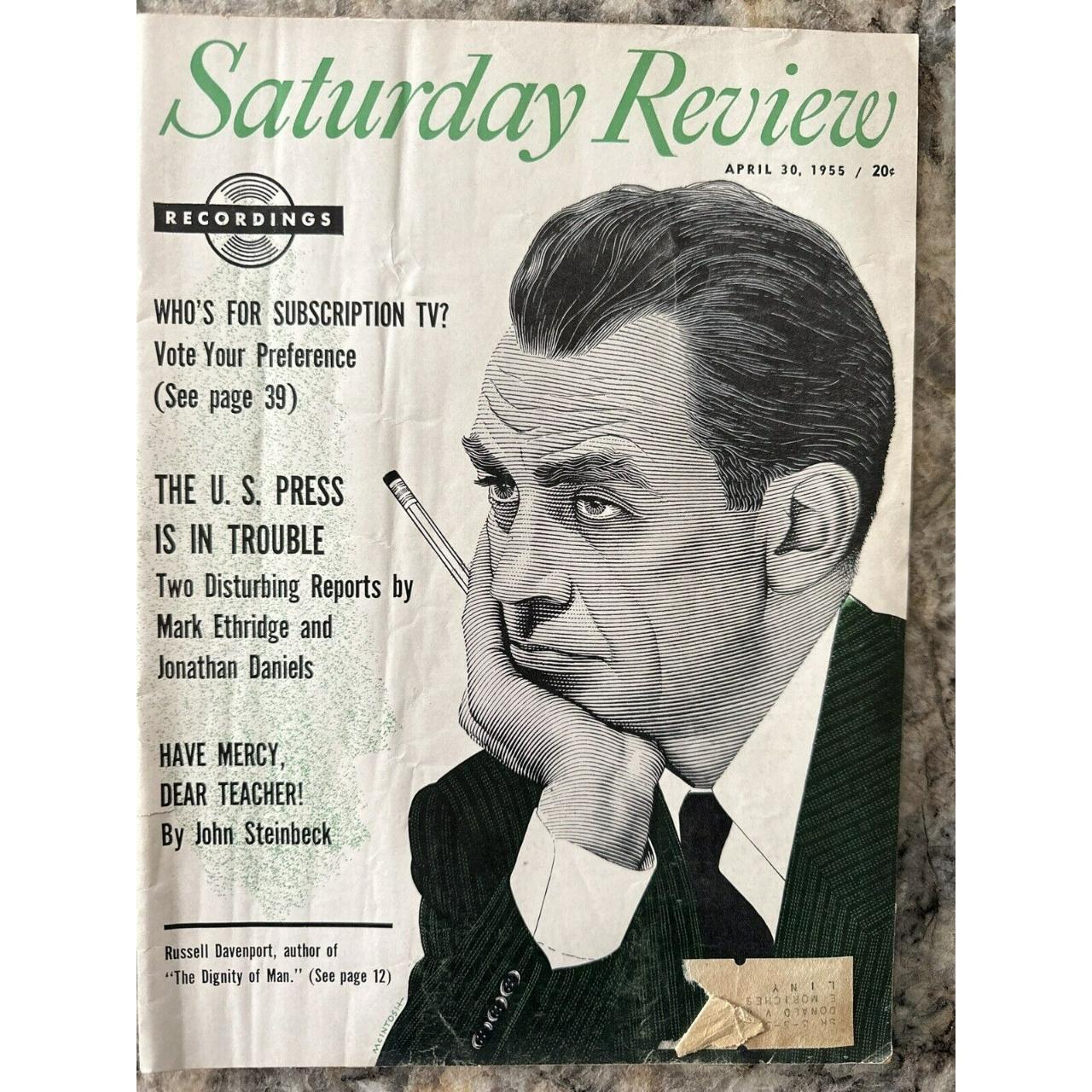 This vintage magazine from April 30, 1955 features... - Depop