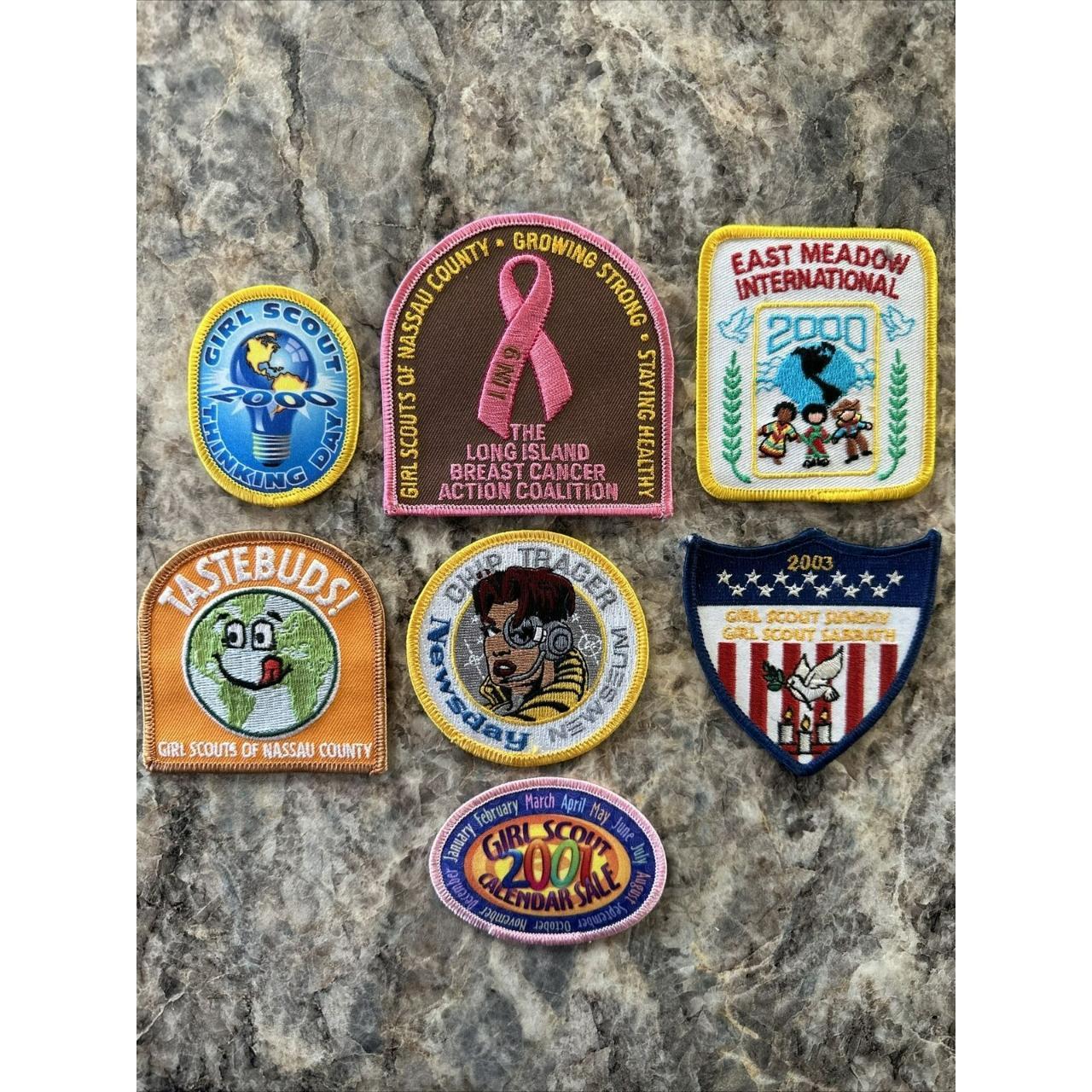 This lot of 19 vintage Girl Scout patches from the... - Depop