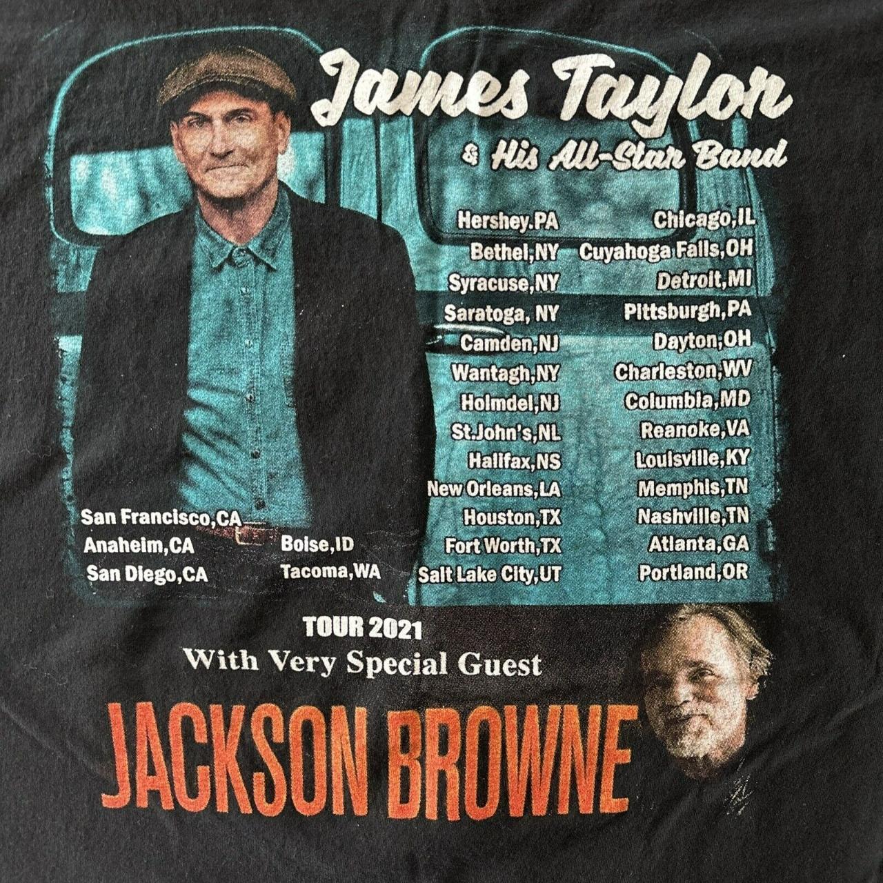 This James Taylor concert tour t-shirt is perfect... - Depop