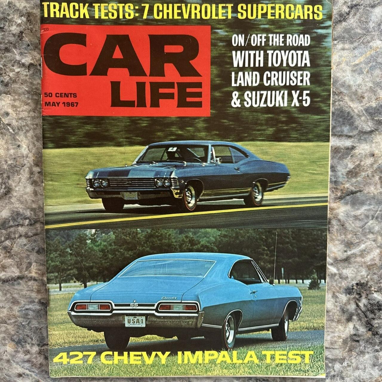 This May 1967 issue of Car Life Magazine features... - Depop