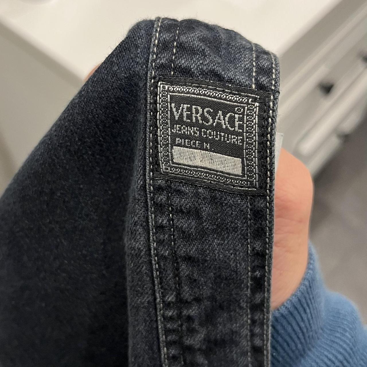 Versace jean jacket Super light denim really fun to... - Depop