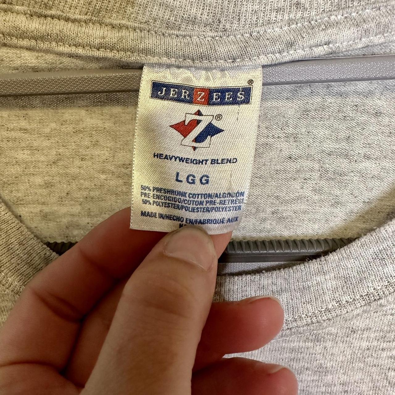 Jerzees Men's Grey T-shirt | Depop