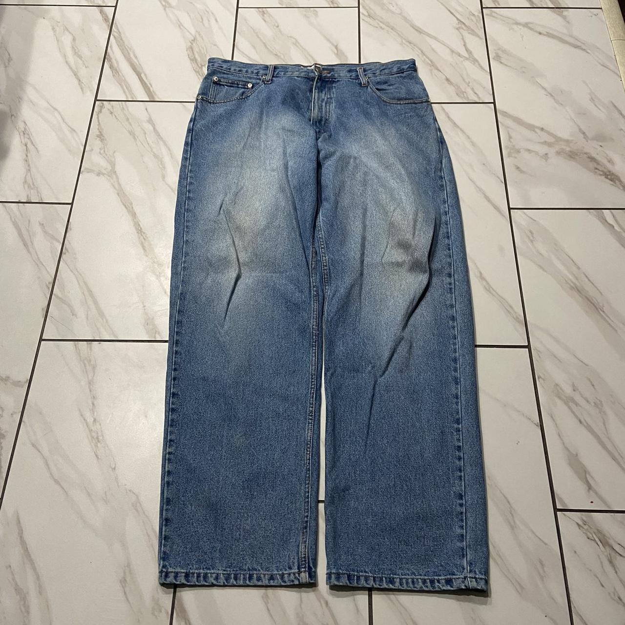 vintage tool jeans tagged size 38 with a 10+ inch... - Depop
