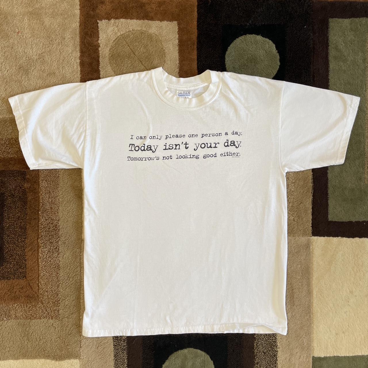 vintage 00s funny text t shirt love the font on the... - Depop