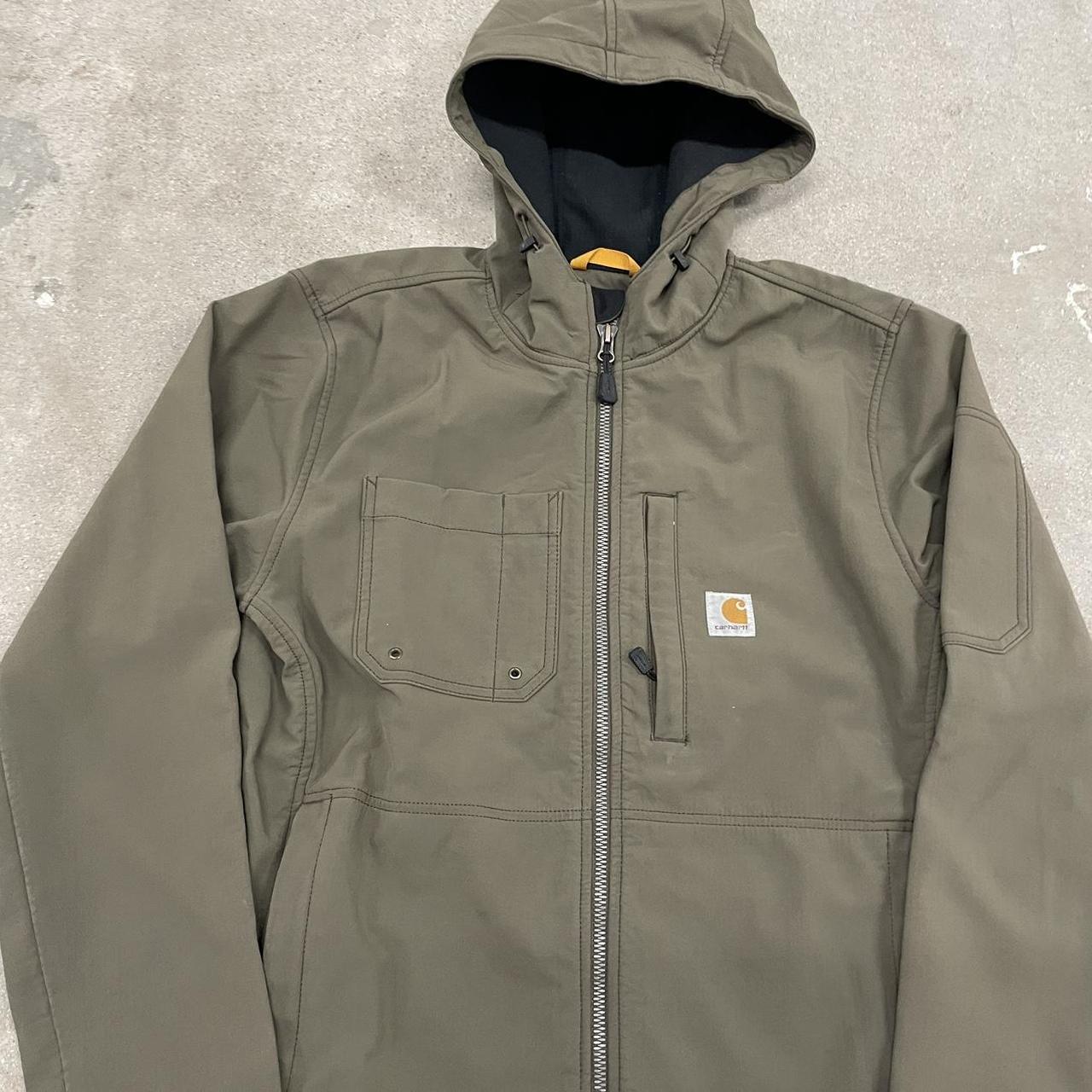 carhartt rain jacket very nice carhartt jacket in... - Depop