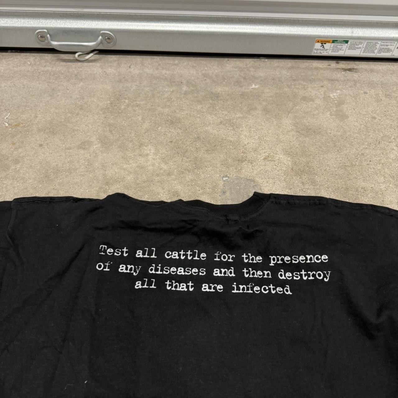 vintage 00s slipknot grunge band tour t shirt sick... | Depop