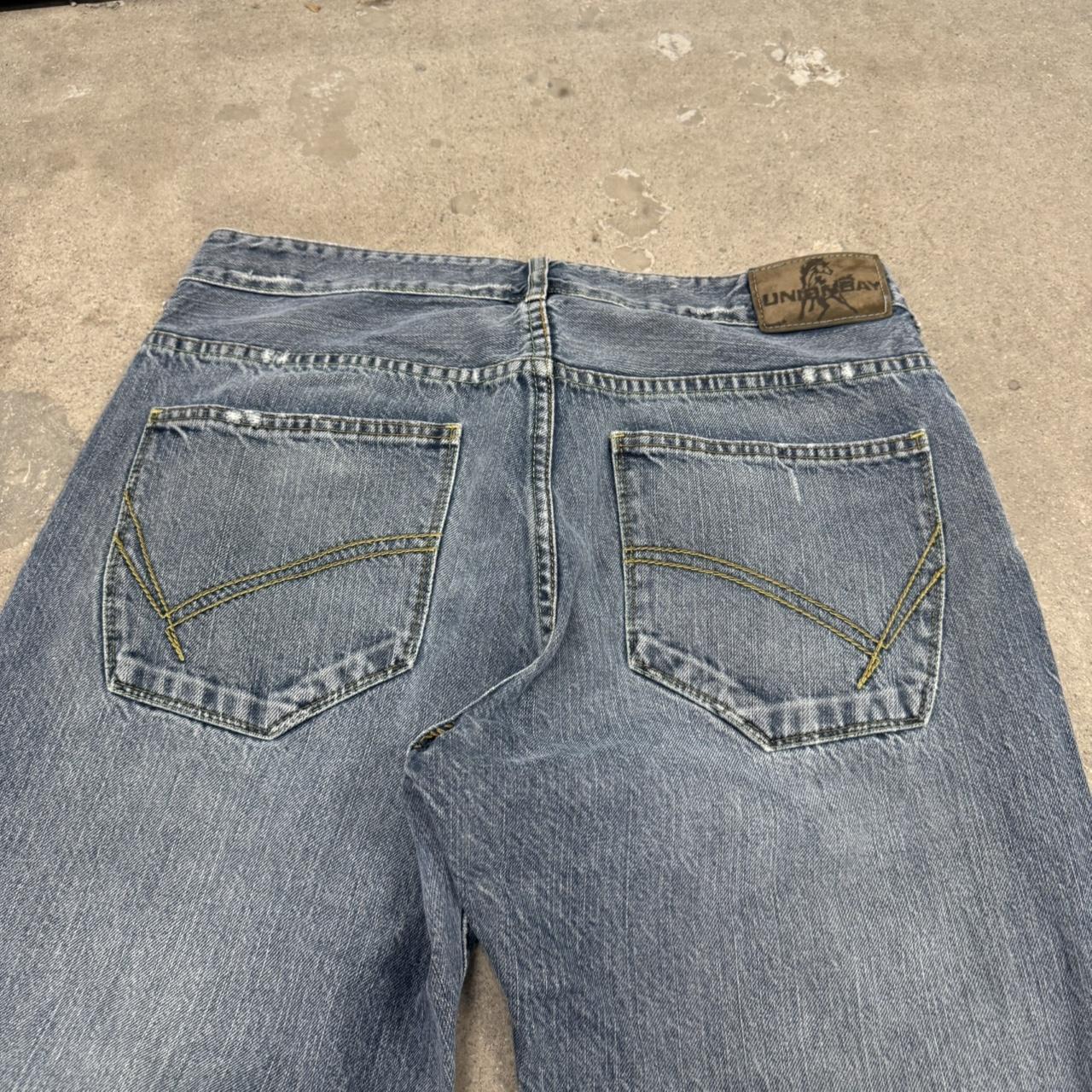 vintage y2k union bay grunge wide leg bootcut... | Depop
