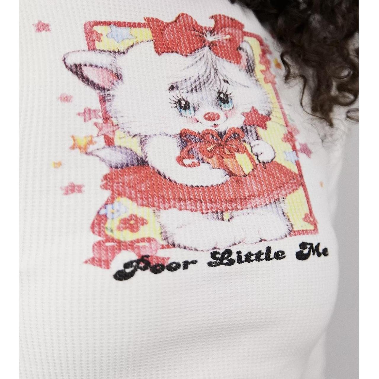 New Girl Order Women's White Crop-top | Depop