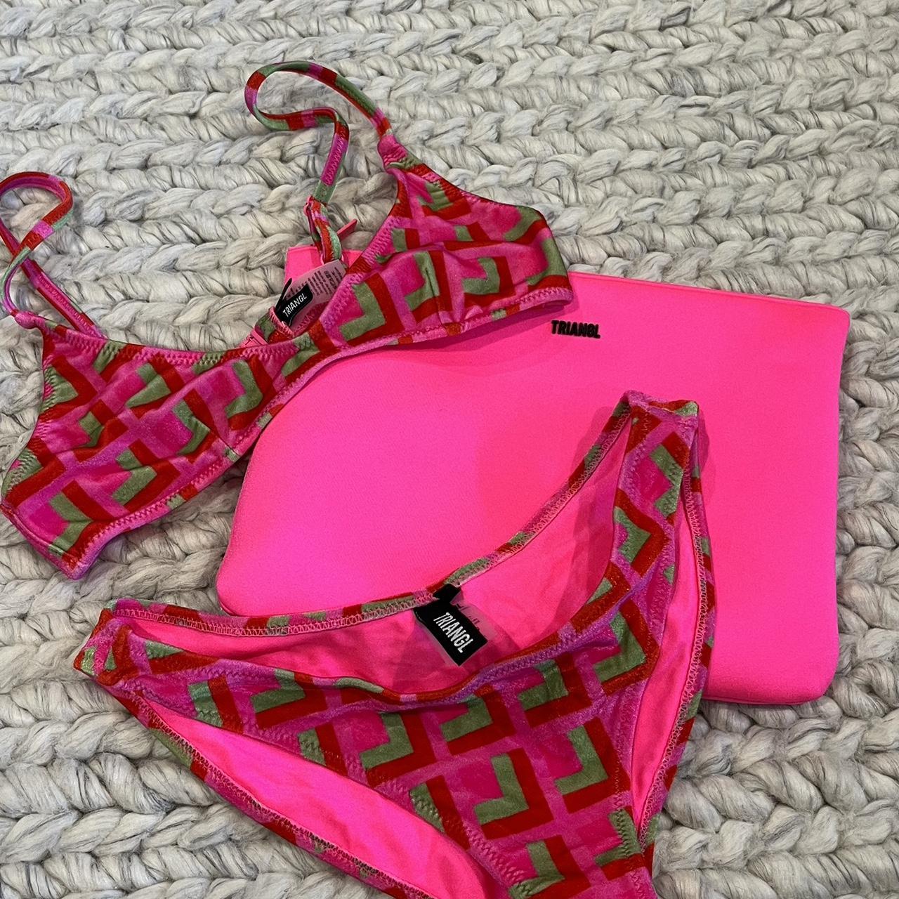 triangl swimwear vinca tutti swimsuit xs NEVER... - Depop