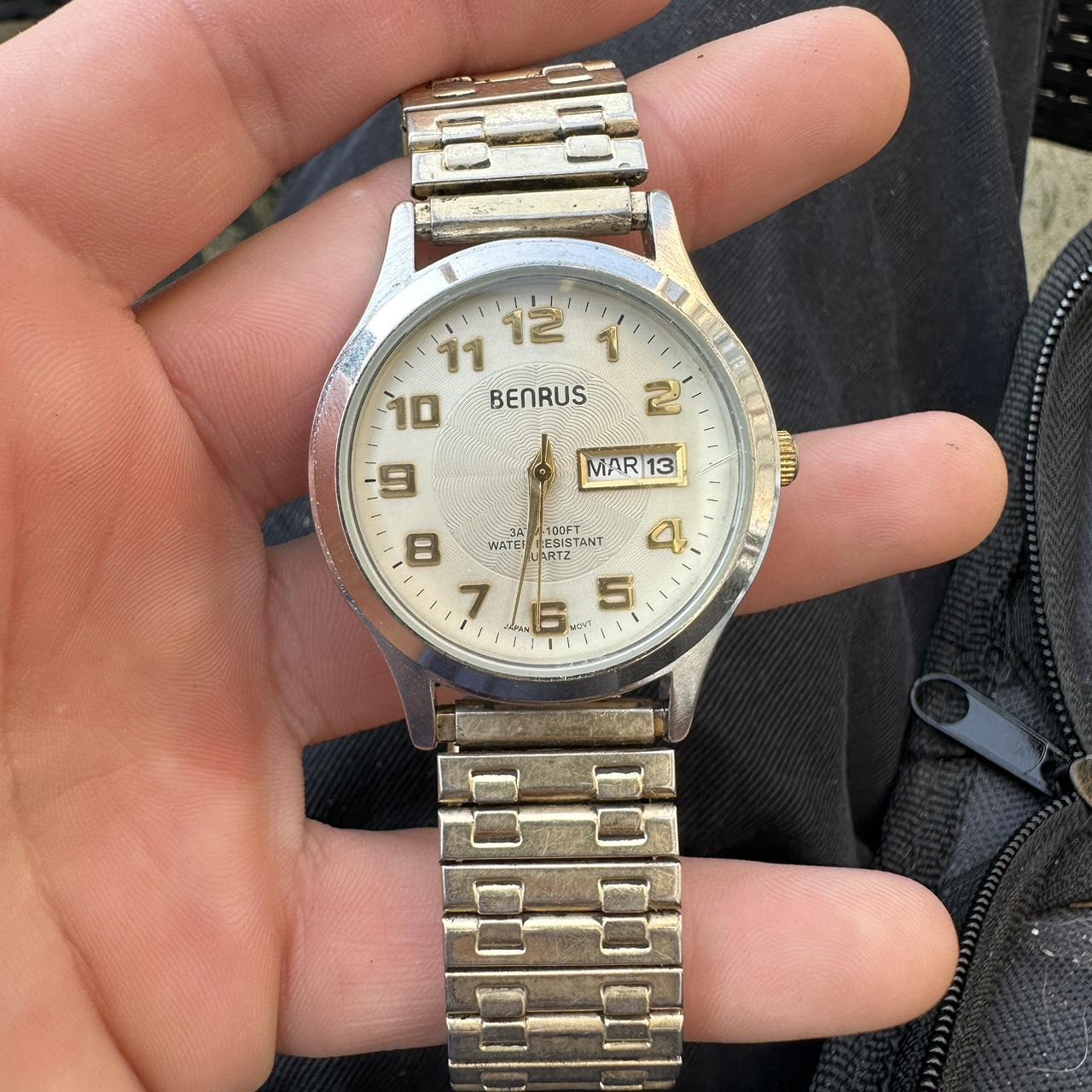 Benrus vintage Quartz formal classic Watch vintage... - Depop