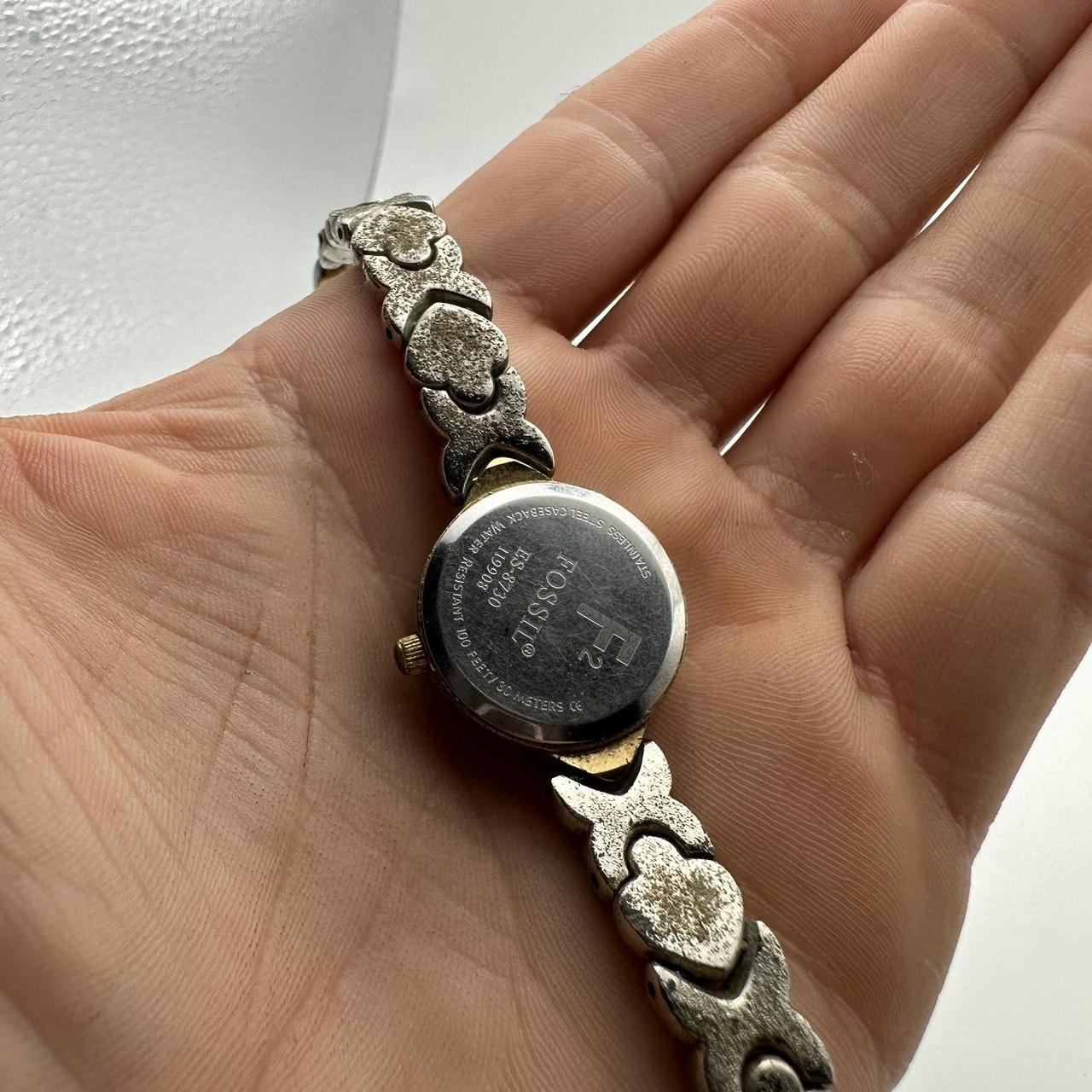 Fossil vintage women’s small circular Watch Quartz... - Depop