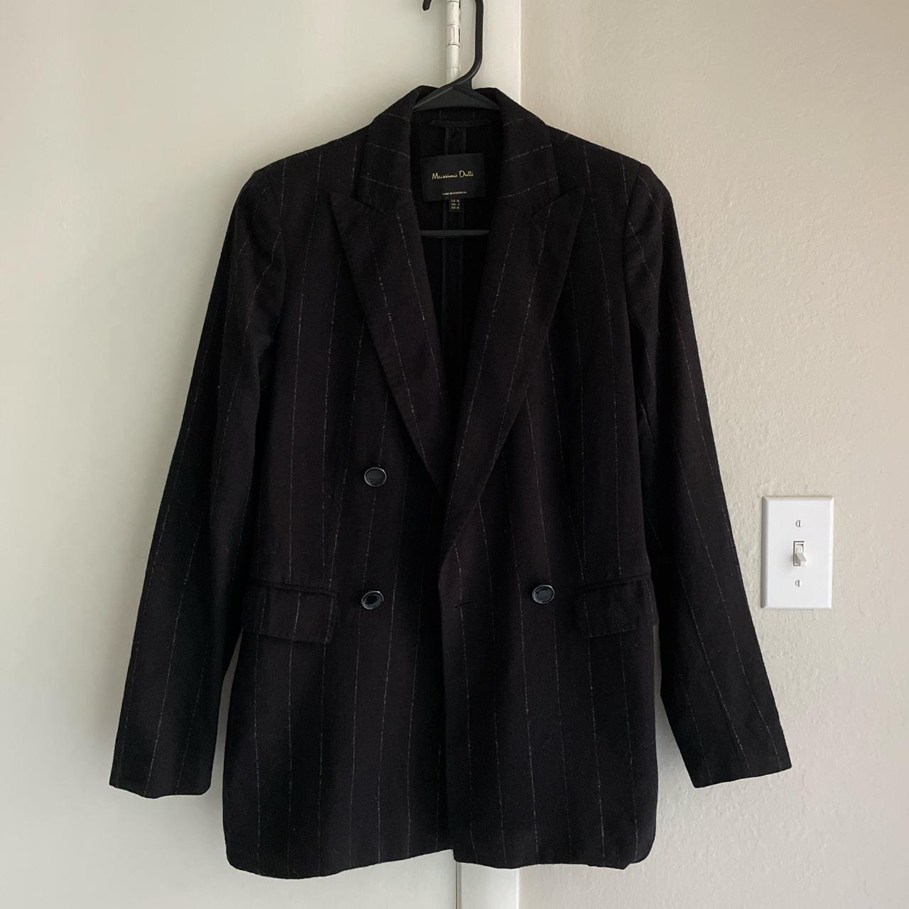 Massimo Dutti wool blend blazer In great condition - Depop Massimo Dutti wool blend blazer In great condition - Depop