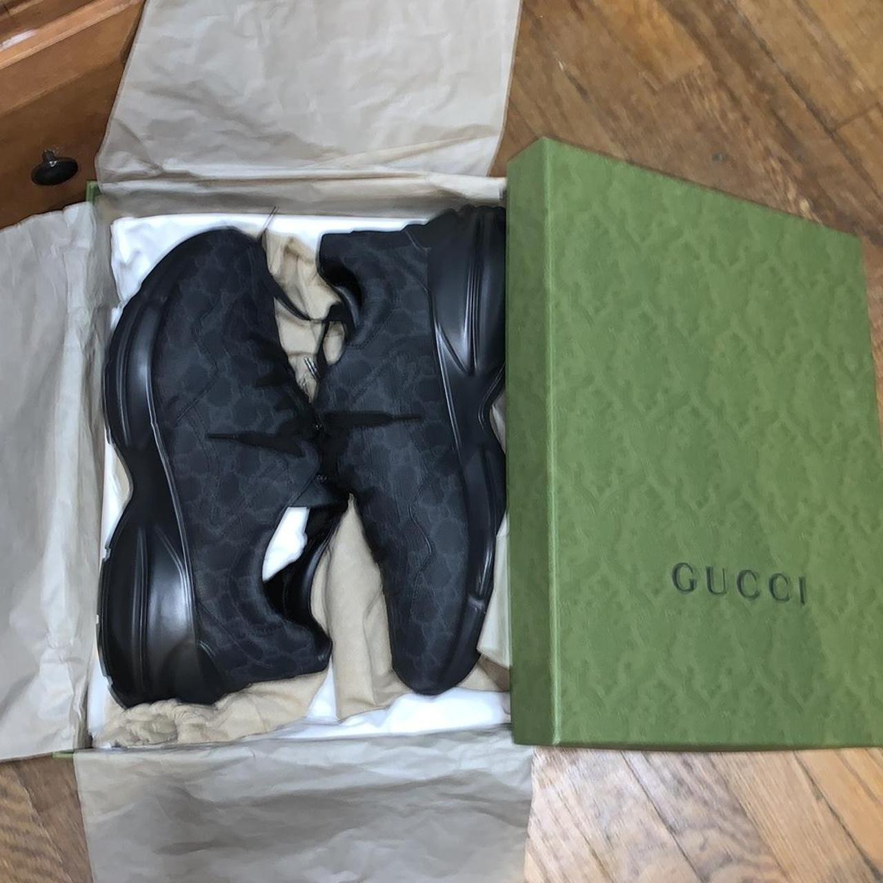 Gucci Black Rython Shoes | Depop