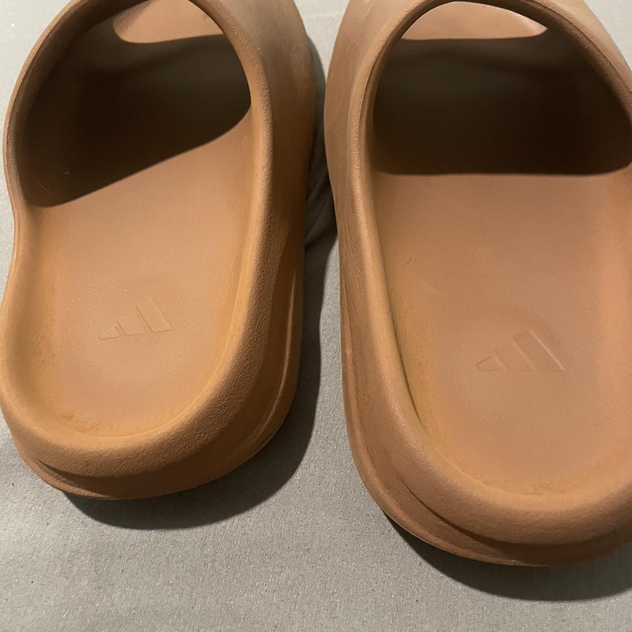 Yeezy Slides Flax color way #yeezy #slides... | Depop