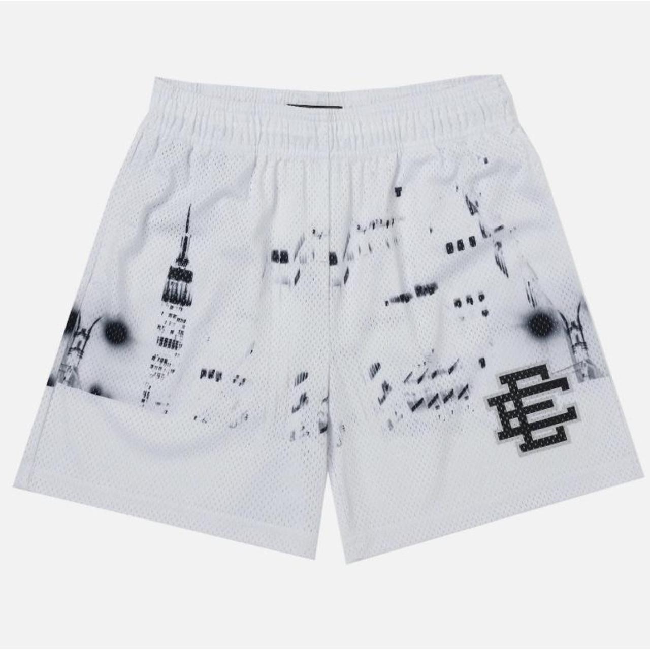 Eric Emmanuel white city shorts New Offers... - Depop