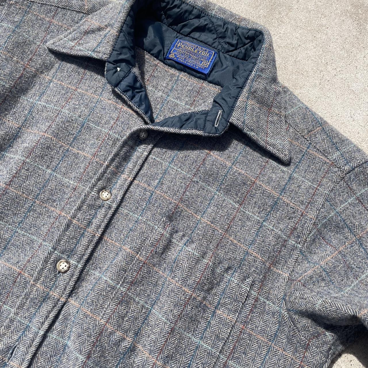 Vintage Pendleton wool flannel Small repair pictured - Depop