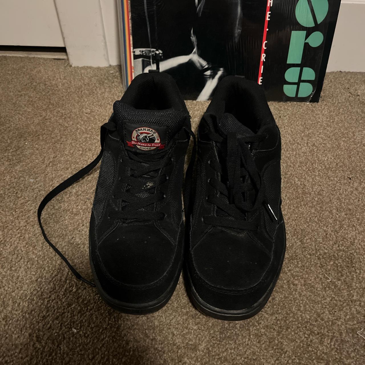 Brahma steel toe chunky work shoes, slip resistant,... - Depop